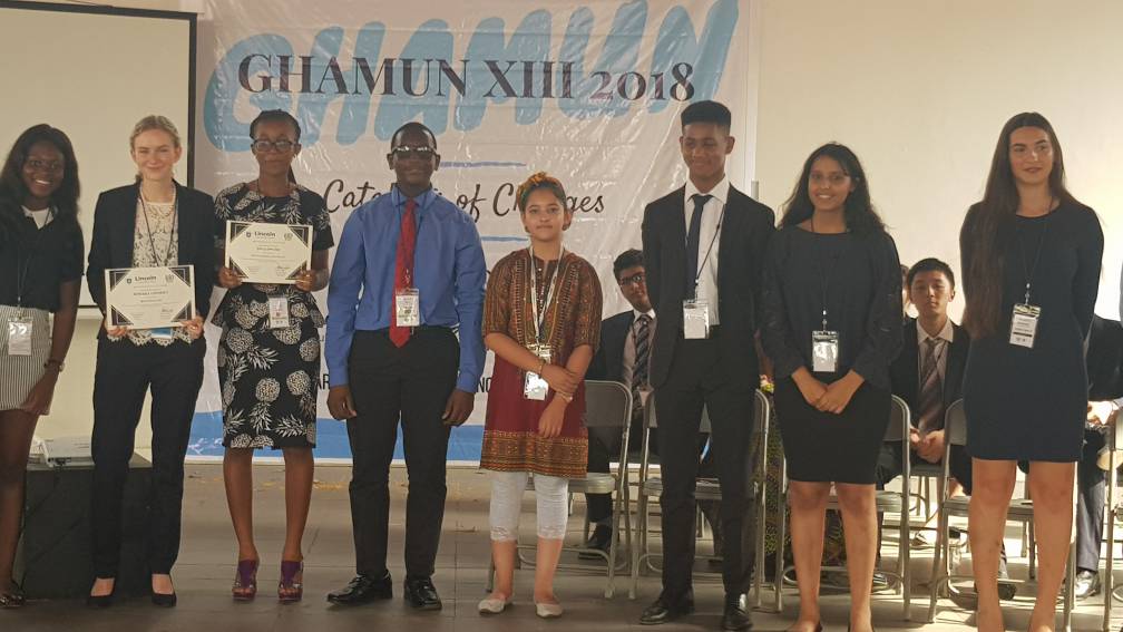 ARIS - ARIS MUN Members Participate in the Ghana Model United Nations ...